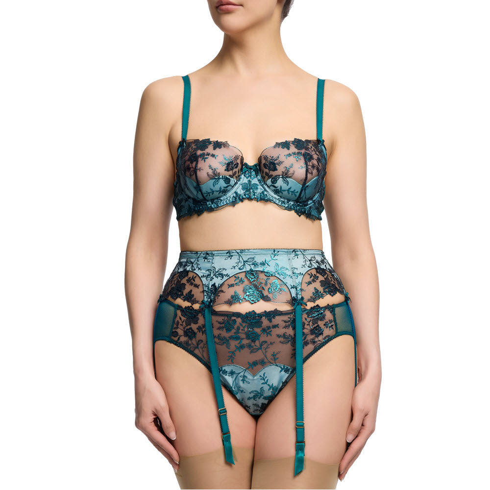 Dita Von Teese Victresse Kingfisher Foil Underwire Bra D59041F – The Bra Genie
