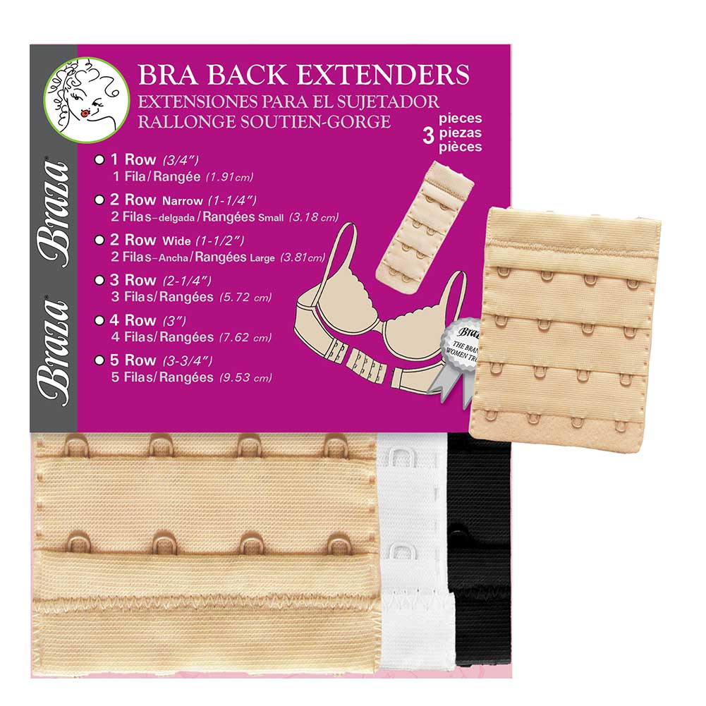 Braza Assorted Colors Extender Set 502 – The Bra Genie