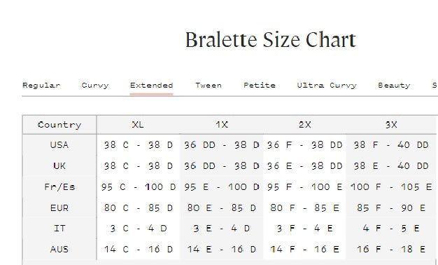 Cosabella Never Say Never Navy Extended Sweetie Bralette Bra Never1301 ...