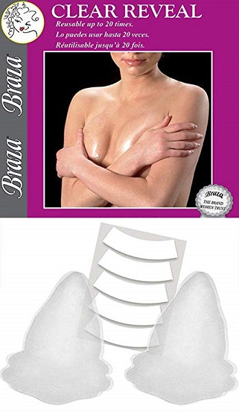 Braza Clear Reveal Silicone Adhesive Bra S 15000 The Bra Genie